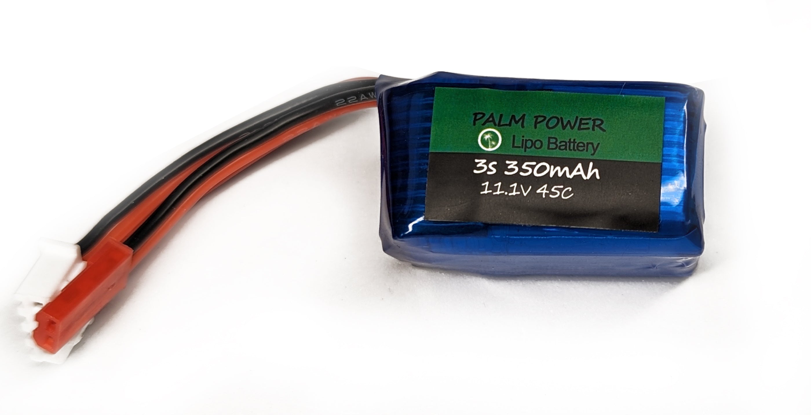 Palm Power 3S 350mAh 45C Lipo Battery